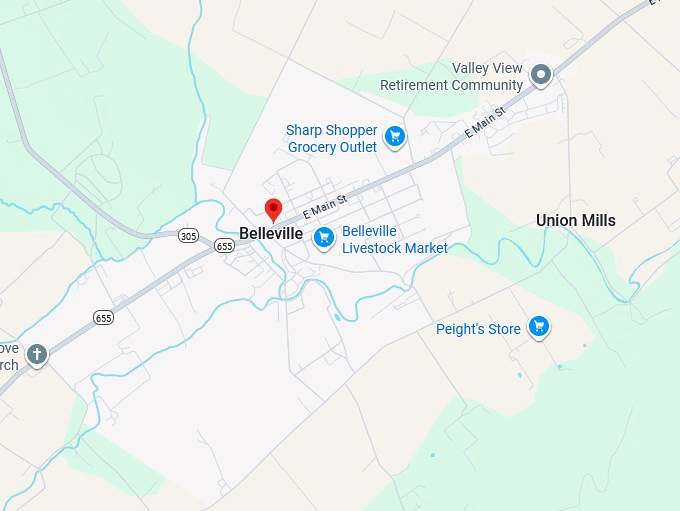 16. belleville map
