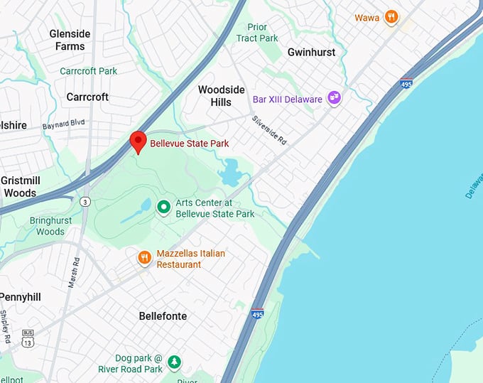 16. bellevue state park map