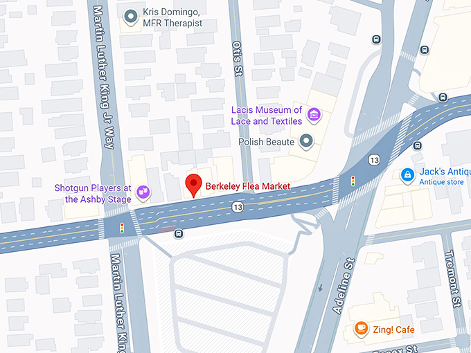 16. berkeley flea market map
