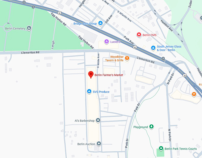 16. berlin farmer's market map