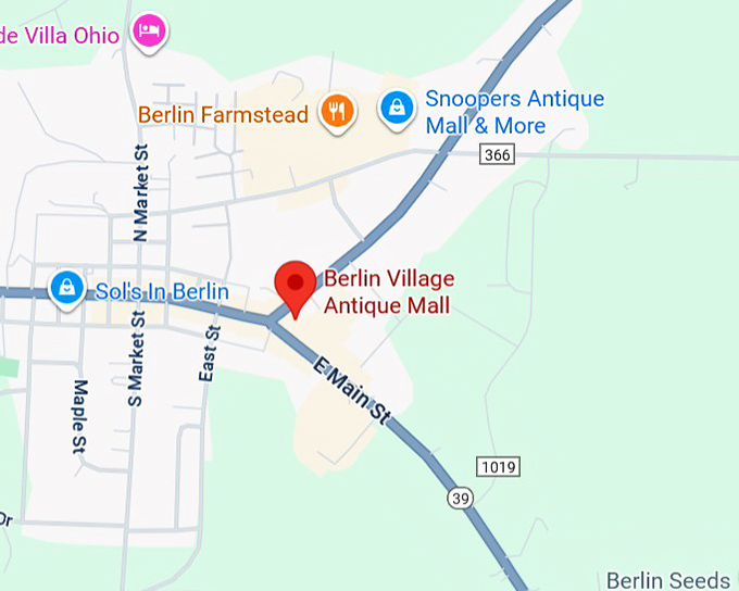 berlin village antique mall map