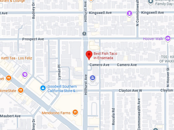 16. best fish taco in ensenada map