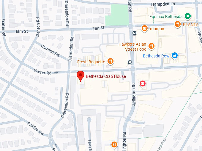 16. bethesda crab house map