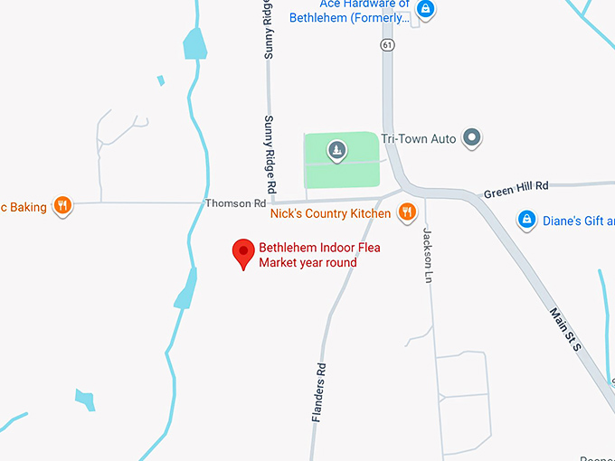 16. bethlehem indoor flea market map