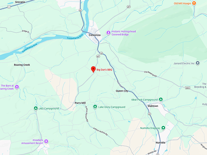 16. big dan's bbq map