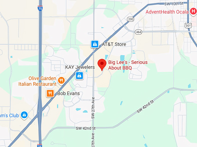 16. big lee's serious about bbq map