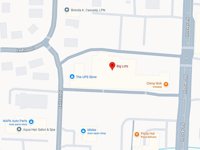 16. big lots map