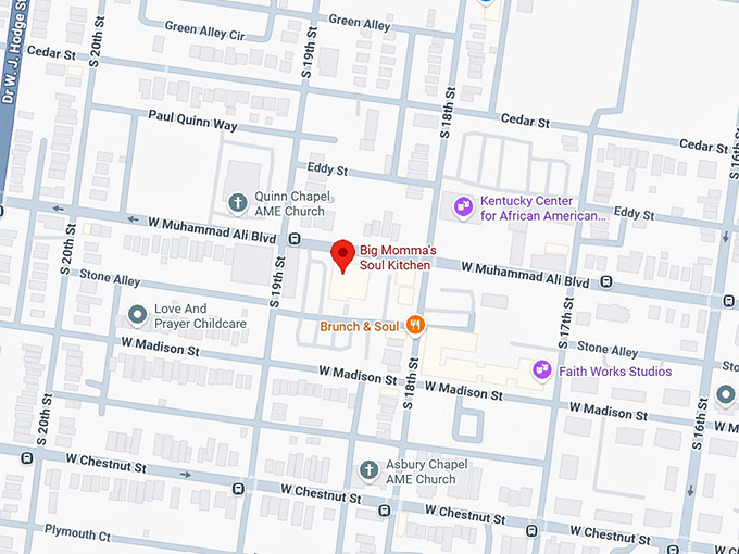 16. big momma&rsquo;s soul food kitchen map