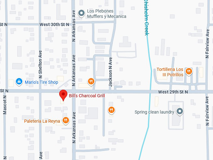 16. bill&rsquo;s charcoal grill map