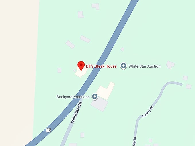 16. bill&rsquo;s steak house map