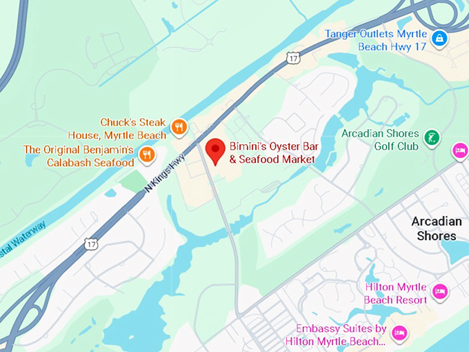 16. bimini's oyster bar & seafood market map