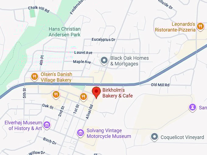 16. birkholm's bakery & cafe map