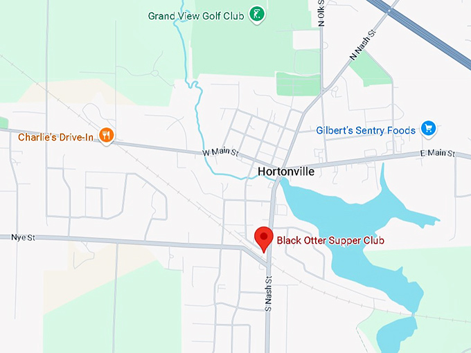 16. black otter supper club map