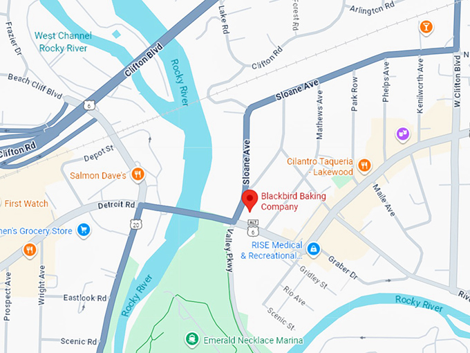 16. blackbird baking co. map