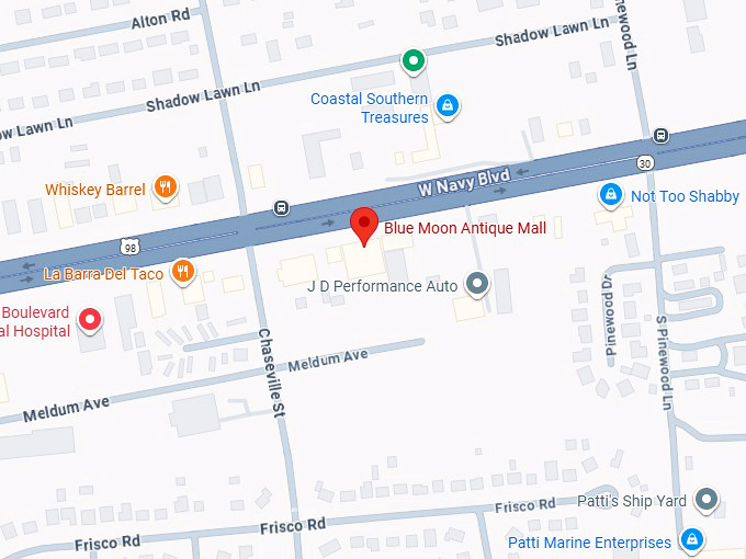 16. blue moon antique mall map