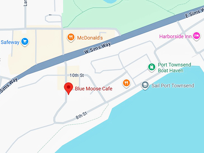 16. blue moose cafe map