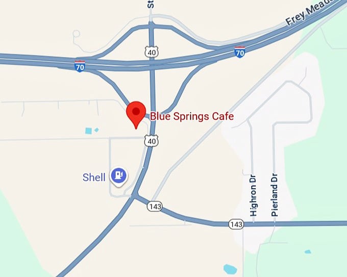 16. blue springs cafe map