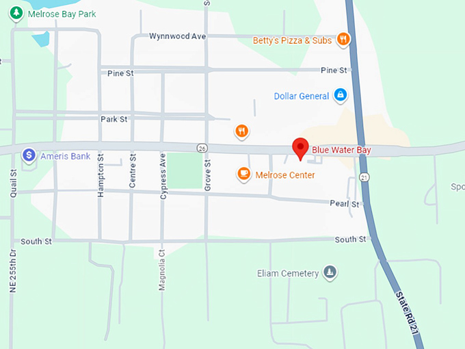 16. blue water bay map