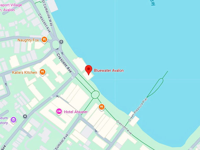 16. bluewater avalon map