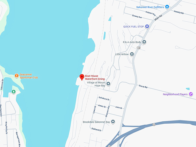 16. boat house waterfront dining map