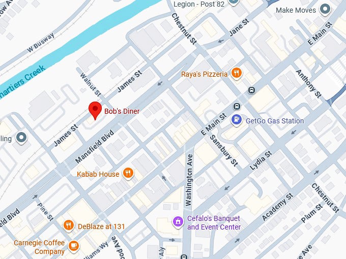 16. bob&rsquo;s diner map