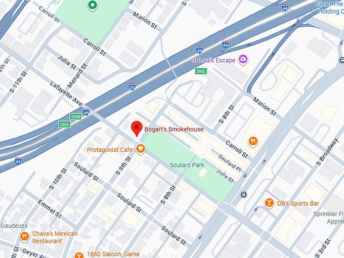 16. bogart&rsquo;s smokehouse map