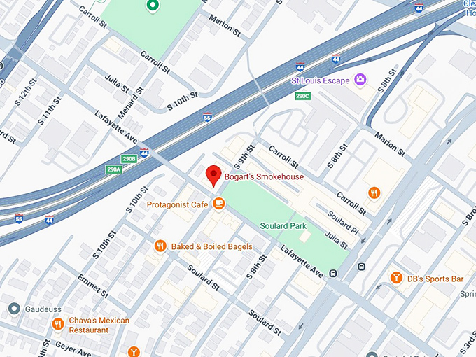 16. bogart&rsquo;s smokehouse map