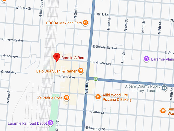 16. born in a barn map