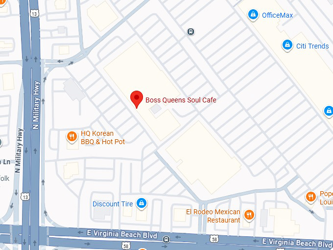 16. boss queens soul cafe map