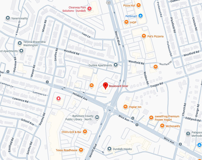 16. boulevard diner map