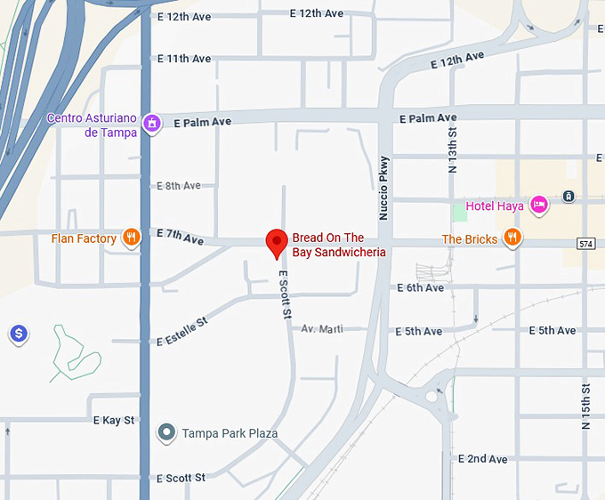 16. bread on the bay sandwicheria map