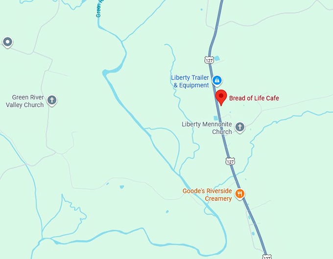 16. bread of life caf&eacute; map