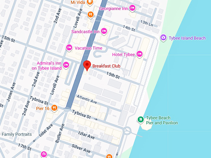 16. breakfast club map