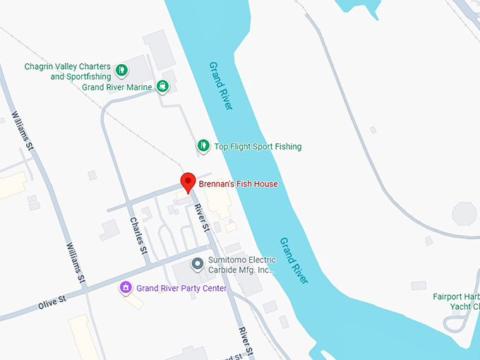 brennan's fish house map