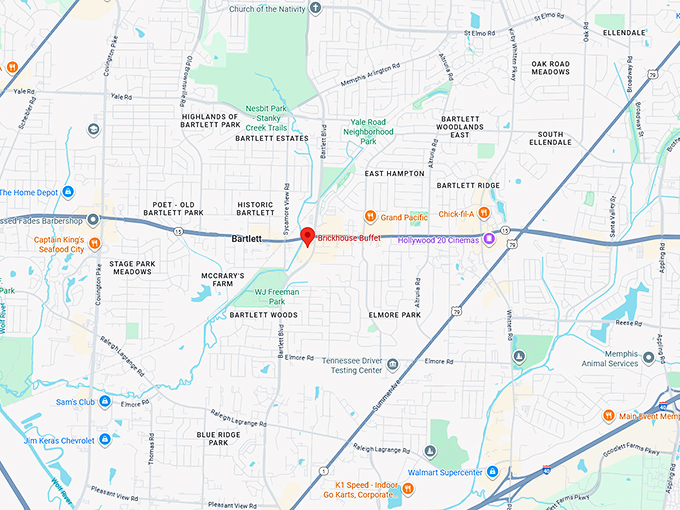 16. brickhouse buffet map