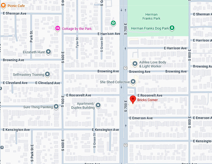 16. bricks corner map