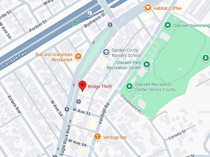 16. bridge thrift (3516 n eagle rock blvd) map