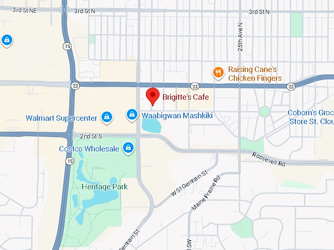 16. brigitte&rsquo;s cafe map