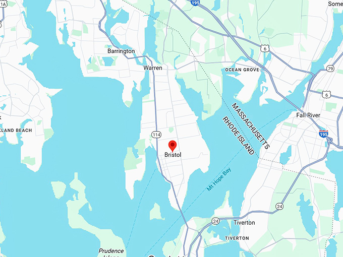 16. bristol ri map
