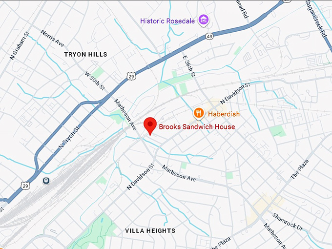 16. brooks sandwich house map