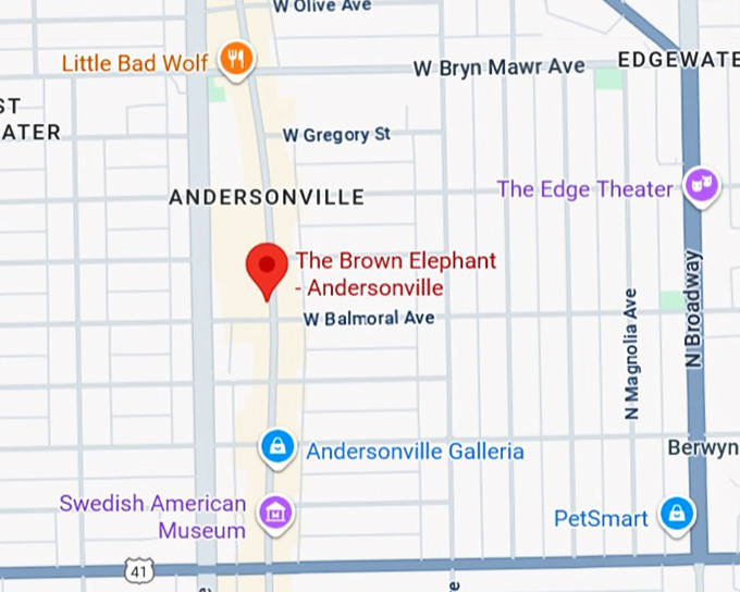 16. brown elephant andersonville map
