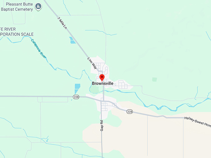 16. brownsville or map