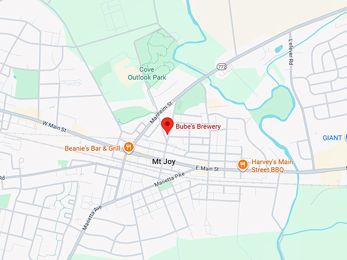 16. bube's brewery map