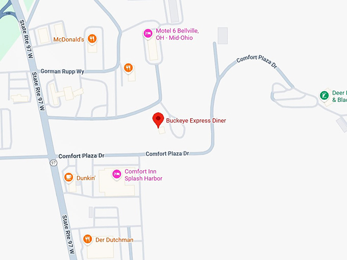 16. buckeye express diner map