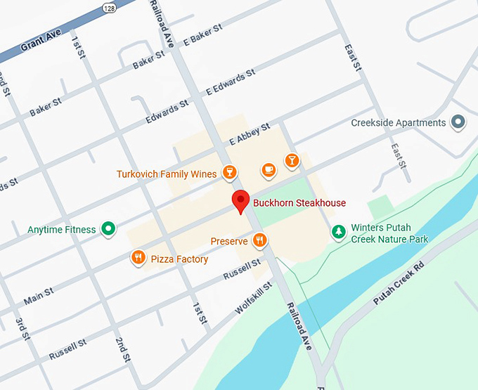 buckhorn steakhouse map