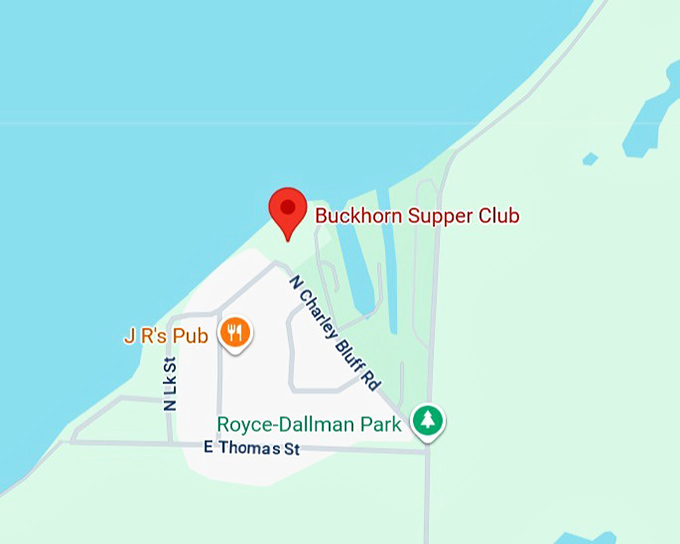 16. buckhorn supper club map