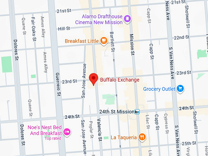 16. buffalo exchange map