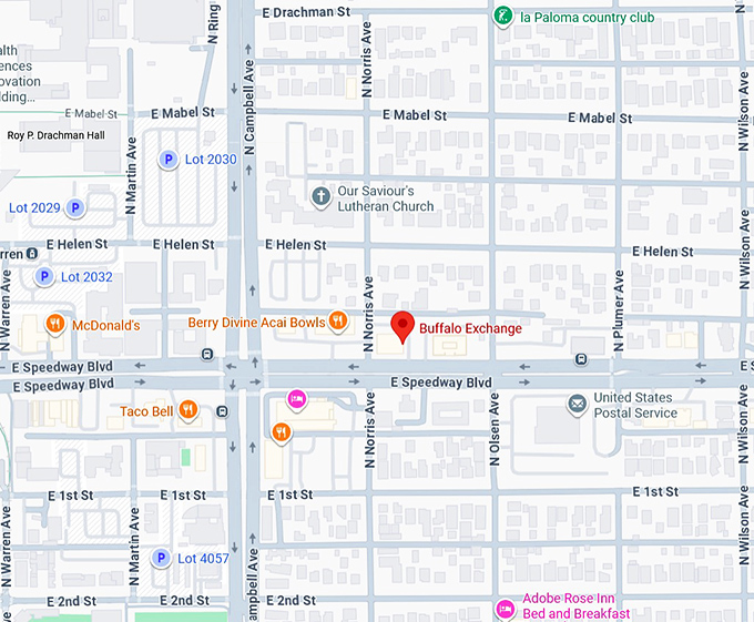 16. buffalo exchange map