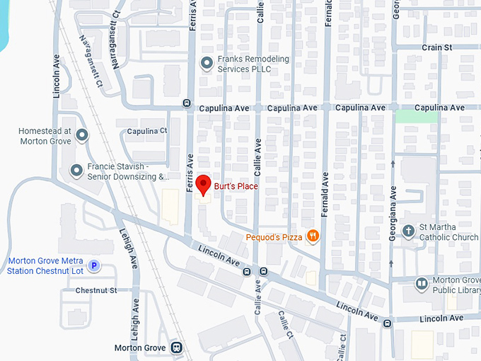 16. burt&rsquo;s place map