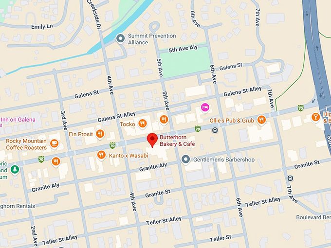 16. butterhorn bakery & cafe map